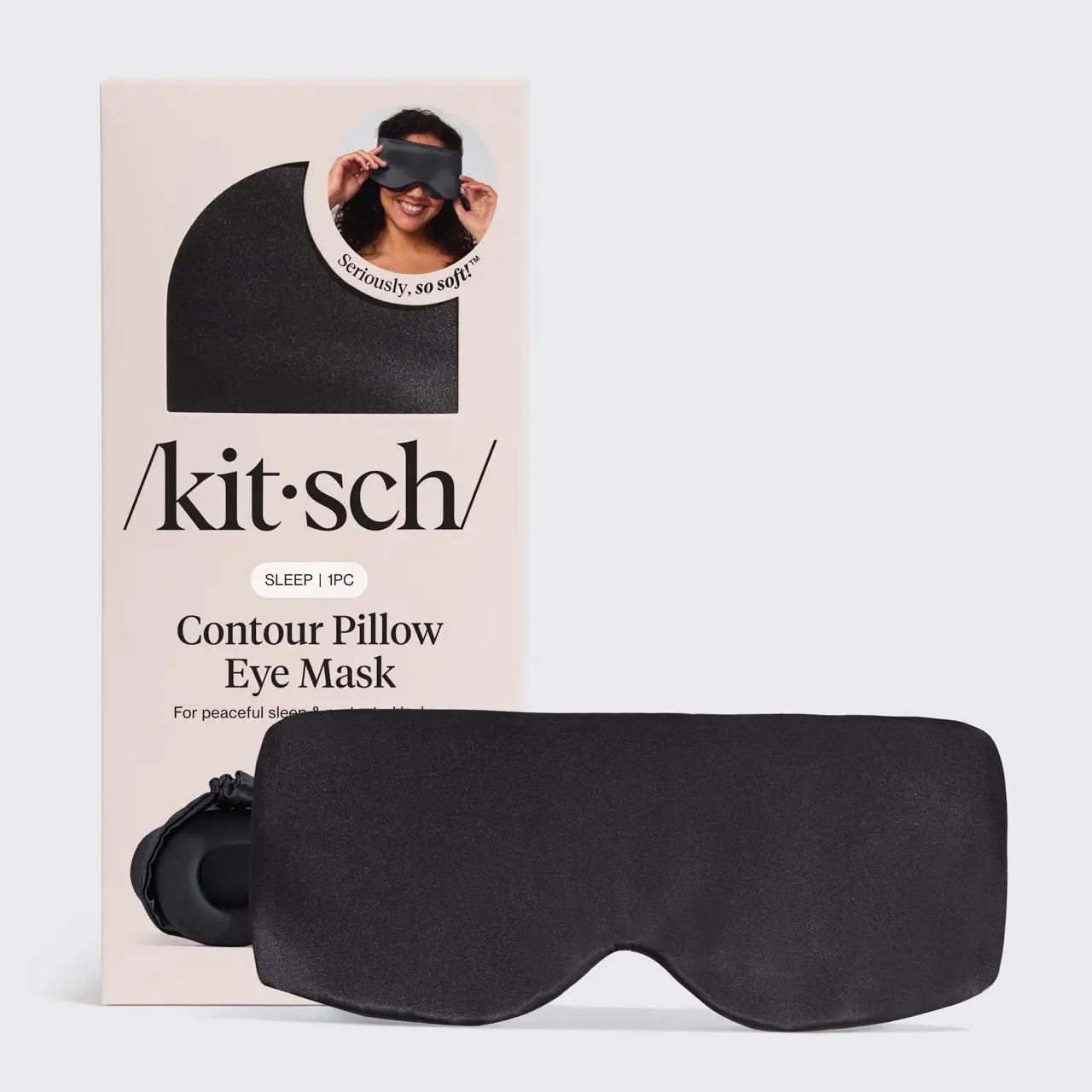 kit-sch Charcoal Contour Pillow Eye Mask